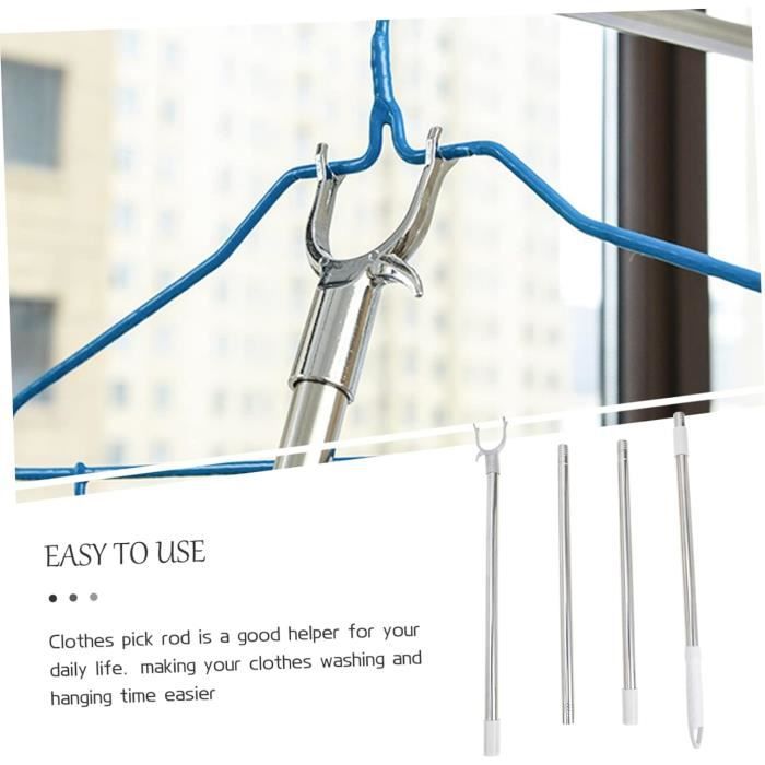 Tringle À Vêtements De Couture Crochets Extérieurs Pour Accrocher ...