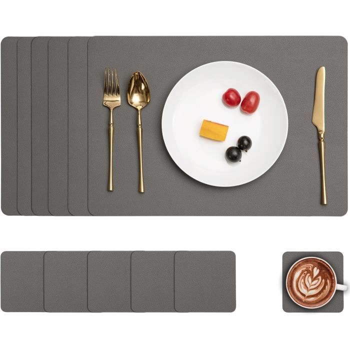 Set De Table, Set Table Et Sou -Verre En Set De Table Antidérapant ...