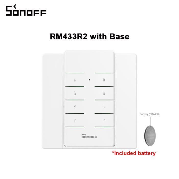 Télécommande e à 8 touches multi-usages,modèle RM433,fréquence 433 MHz ...