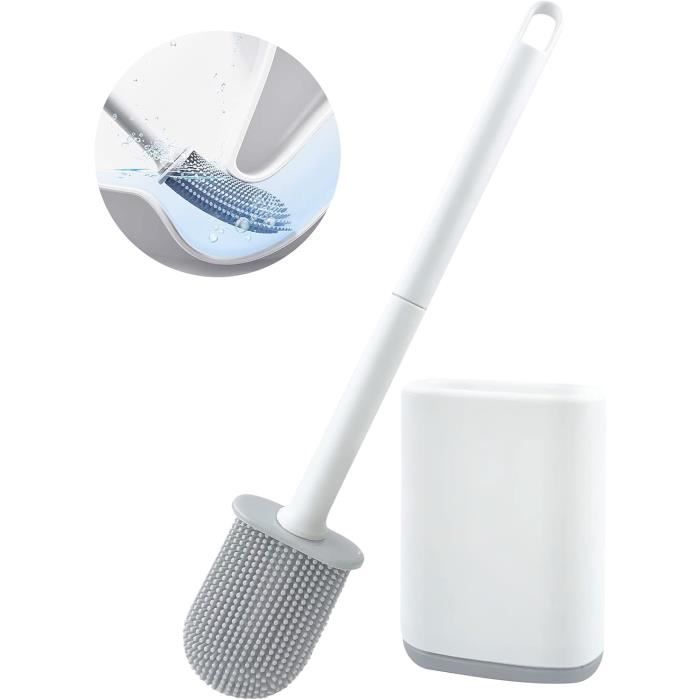 Brosse Wc Silicone, Brosse Toilettes Wc Plate Flexible, Balai Toilette ...