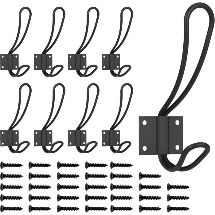 Lot De 8 Crochets À Vêtements, Crochets Simples, Porte-Serviettes ...