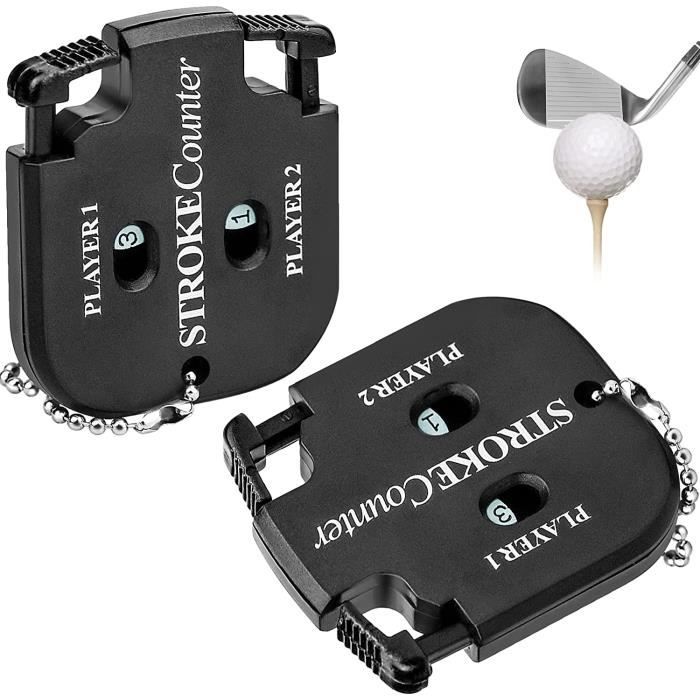 Scoreur Et Compteur Golf - 2Pcs Coups Score Joueurs Mini Portable Porte ...