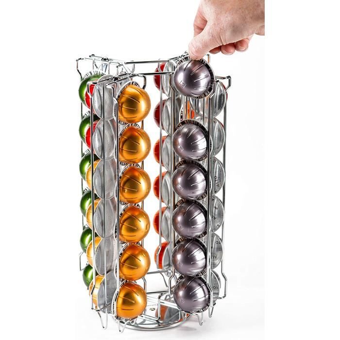 Babavoom Distributeur Capsules Nespresso Rotatif | Porte 48 Capsules ...