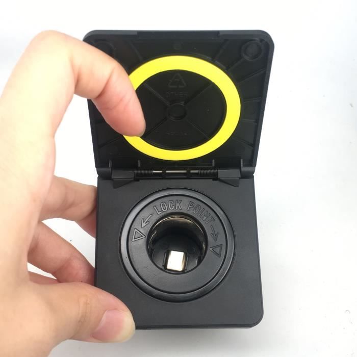Noir - Adaptateur multiprise murale Double prise Portable avec 2 ports ...
