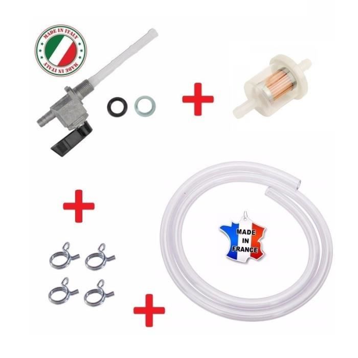 Kit Carburante Per Tosaerba/Trattorino: Rubinetto, Fascette, Filtro ...