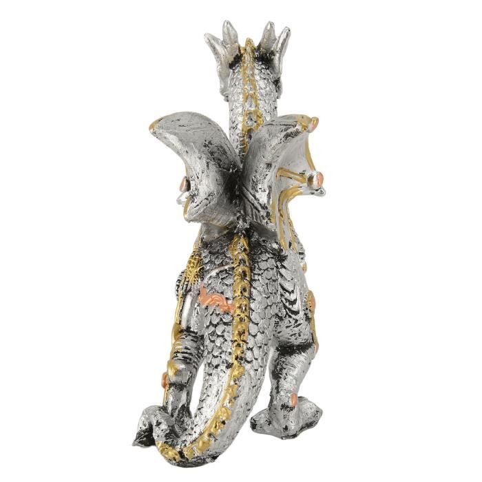 HEN--Sculpture de dragon steampunk Observation du Dragon Ornement, Figurine D'observateur de ...