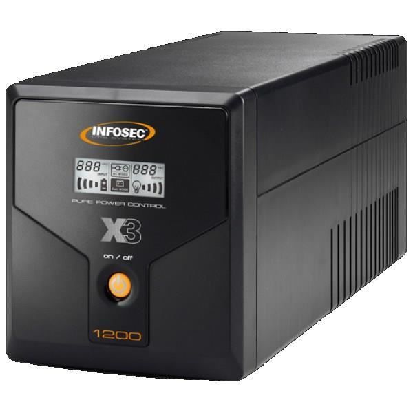 INFOSEC UPS SYSTEM Onduleur X3 EX 1200 - LCD - USB - Cdiscount Informatique