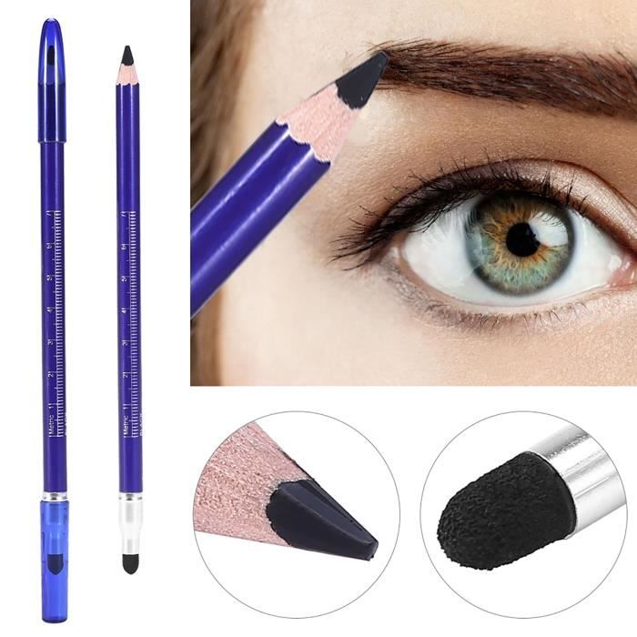LAT® Semi-permanent à deux têtes pour crayon à sourcils de maquillage ...