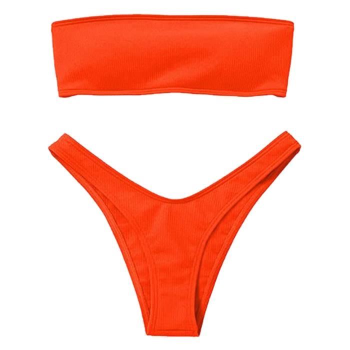 MAILLOT DE BAIN,Ensemble Bikini 2021 Maillot De Bain d'été Biquini ...