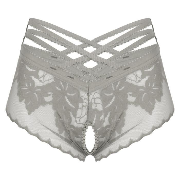 YONGHS-FR Sexy Homme Sissy Boxer Ouvert Avant String Coquin Hot Tanga ...