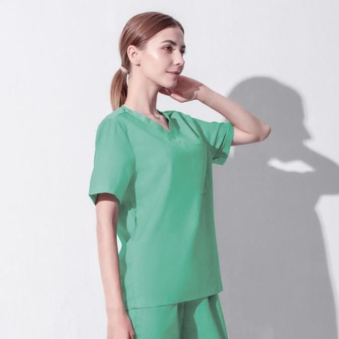 BLOUSE PROFESSIONNELLE Tshirt + Pantalon Uniforme d'infirmière Travail ...
