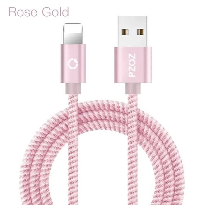 PZOZ-Câble USB de Charge Rapide pour iPhone,Chargeur pour Modèles 14 13 ...