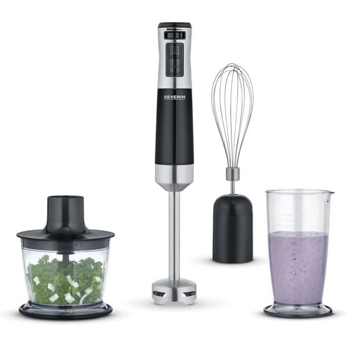 Ensemble Mixeur Plongeant 600 W, Mixeur Multifonction Avec De Nombreux Accessoires, Mixeur ...