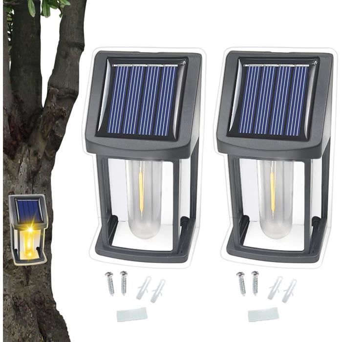 Lampe Solaire Murale - Lampes De Clôture Solaires Étanches Avec Capteur De Mouvement | Lampes ...