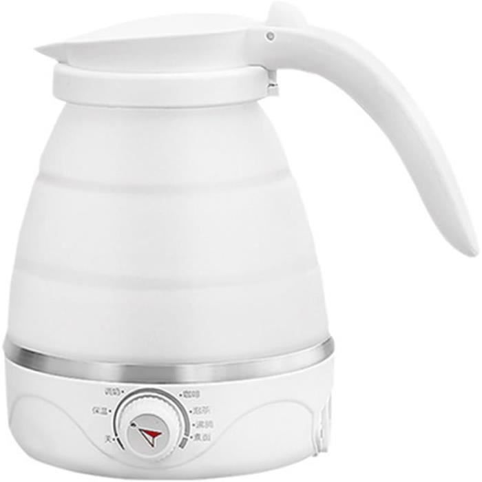 Bouilloire Électrique Pliable Avec 2 Tasses Pliables Bouilloire Portable Pour Eau Chaude ...