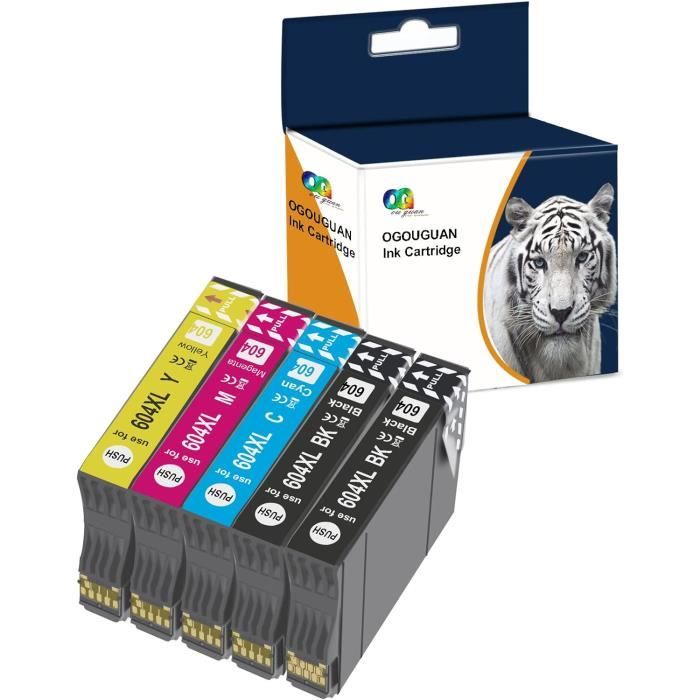Teland 604Xl Compatible Cartouch D'Encre Remplacement Pour Epson 604 Xl ...