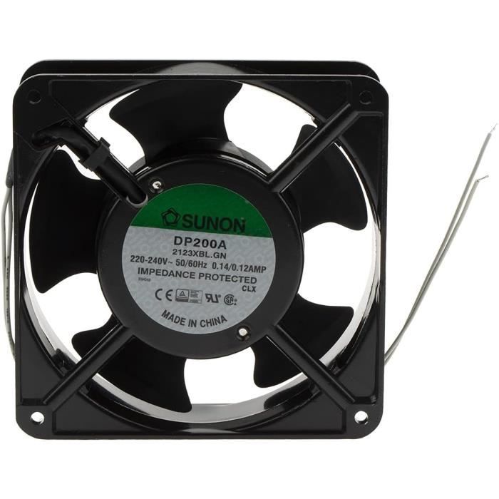 Sunon Ventilateur 120 X 120 X 38 Mm Dp200A2123Xbl Ac 230 V 2850 Tr-Min 45 Dba Roulement À Billes ...