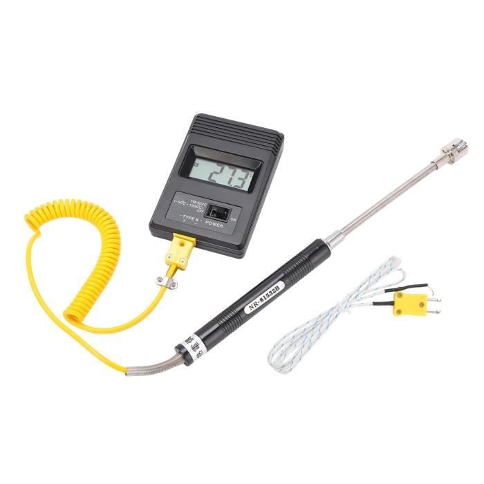 VBESTLIFE thermocouple de température Tm‑902c Capteur numérique de type K avec thermomètre LCD ...