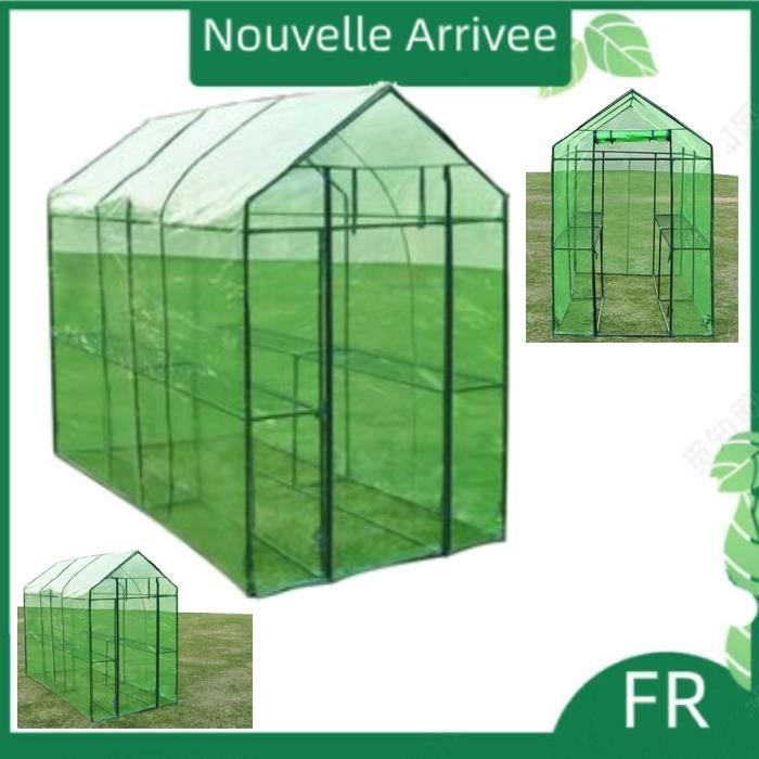 SERRE DE JARDINAGE Serre Acier XL durable - Cdiscount Jardin