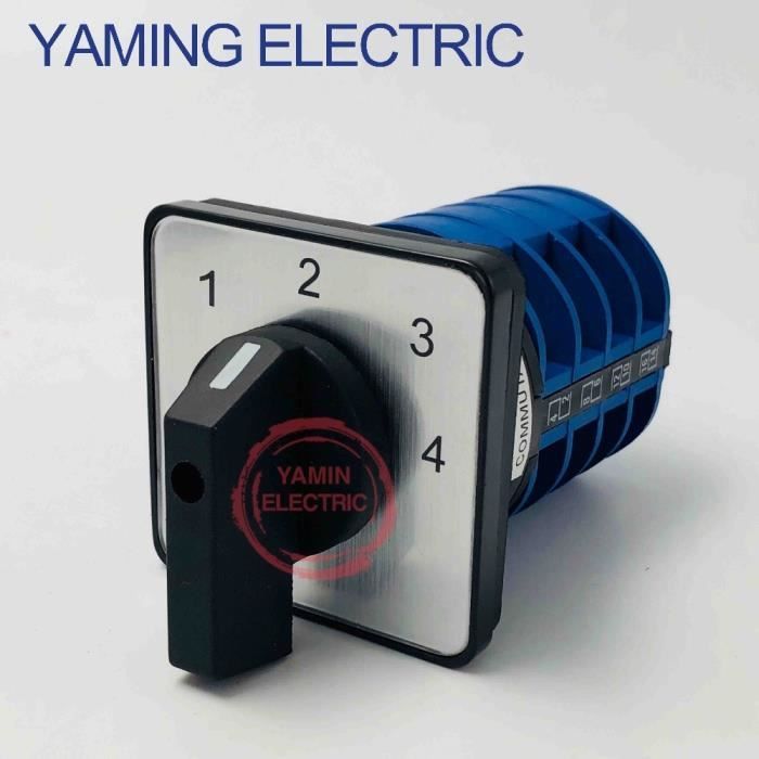 0-1 position -Interrupteur rotatif à 4 positions multiples, 690V, 32a ...
