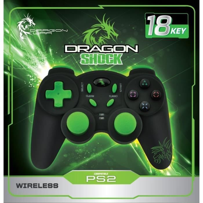 Dragon War Dragon Shock Controller Manette PS2 Sans Fil - Cdiscount ...