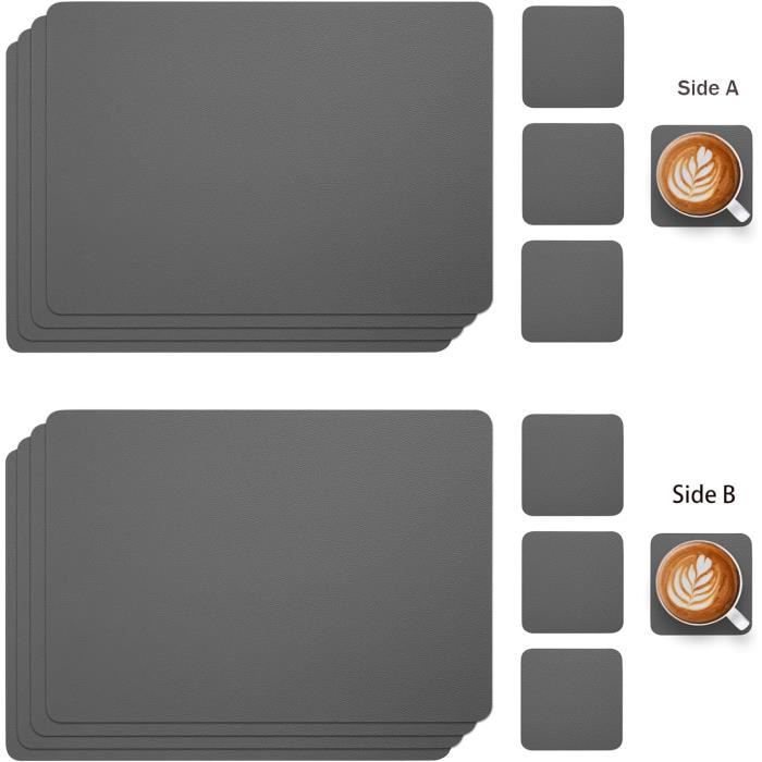 Set De Table, Set Table Et Sou -Verre En Set De Table Antidérapant ...