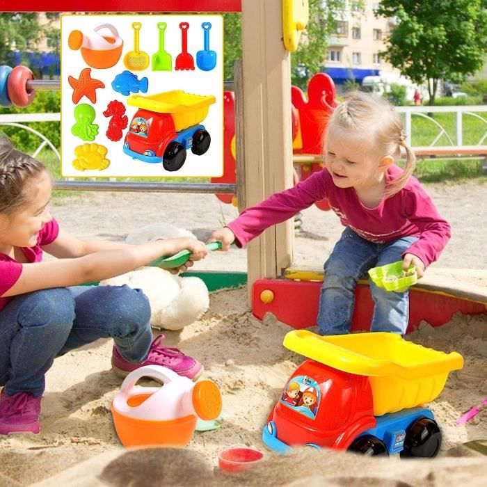 Jouets De Sable De Plage - Camion Et Pelle À Sable Pour Tout-Petits ...