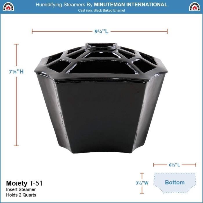 Four Vapeur En Fonte Pour Poêle À Bois, Noir[J392] - Cdiscount ...
