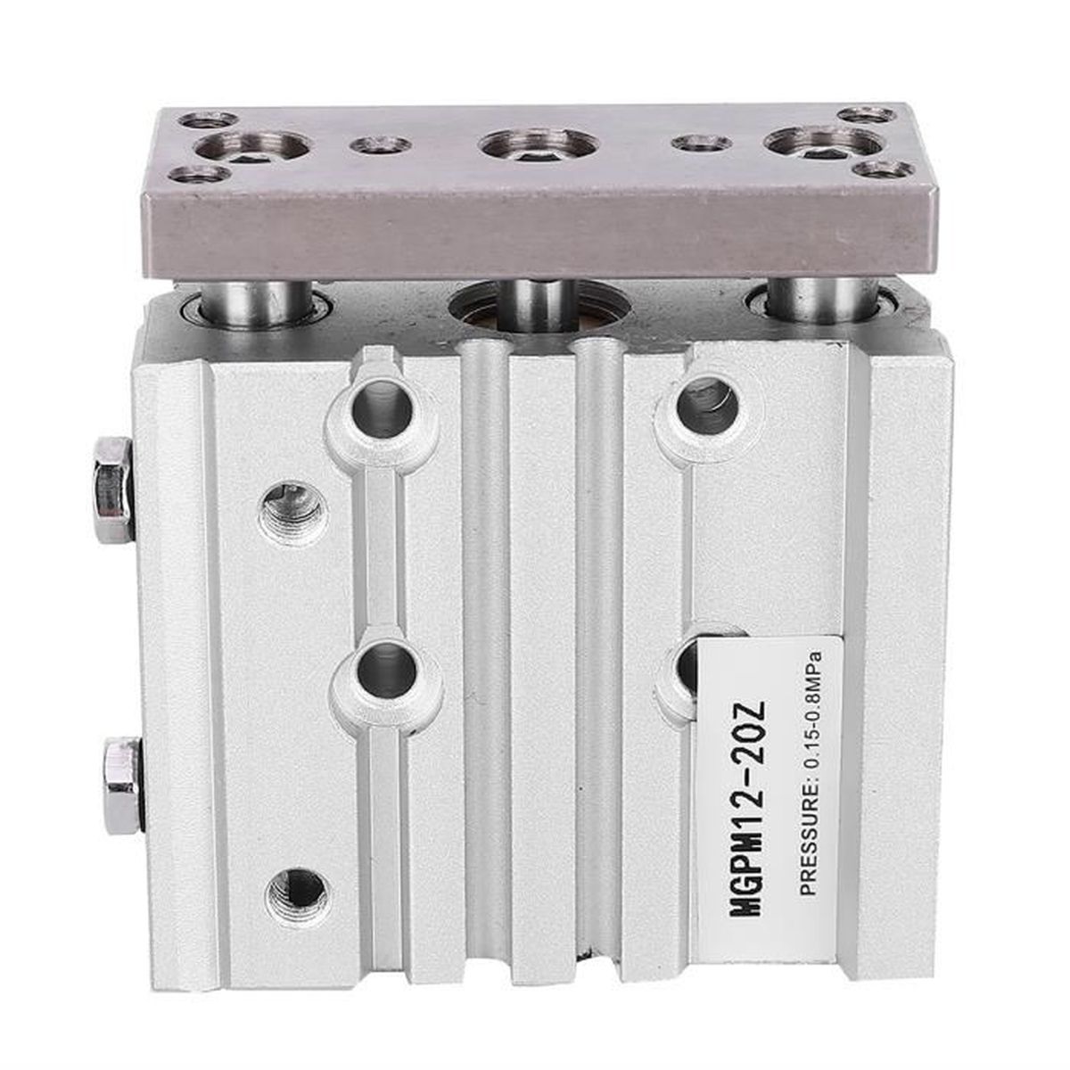 YOSOO Cylindre pneumatique MGPM12-20Z Cylindre d'Air Pneumatique en Alliage d'Aluminium à Double ...