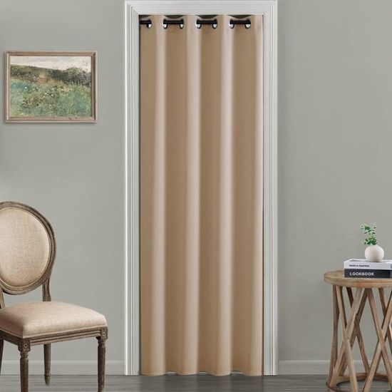 Rideaux De Porte Coulissante - 203,2 Cm De Long - Panneau De Rideau ...