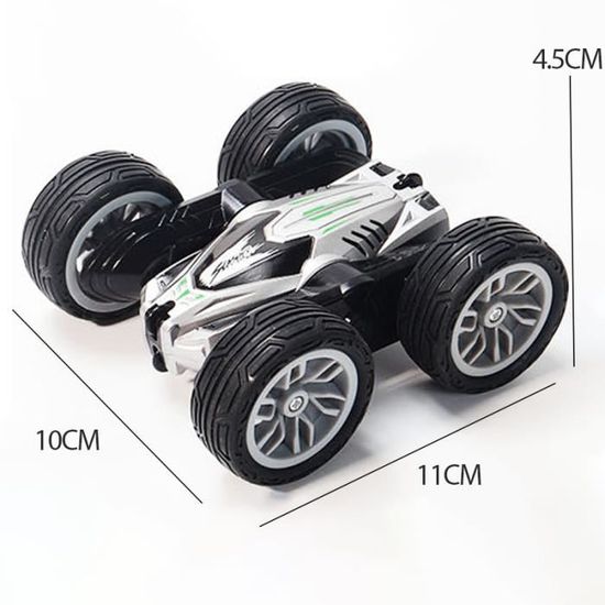 Cascadeur - Voiture cascadeuse 4x4 pour enfant, avec télécommande rotative à 360 degrés, Double ...