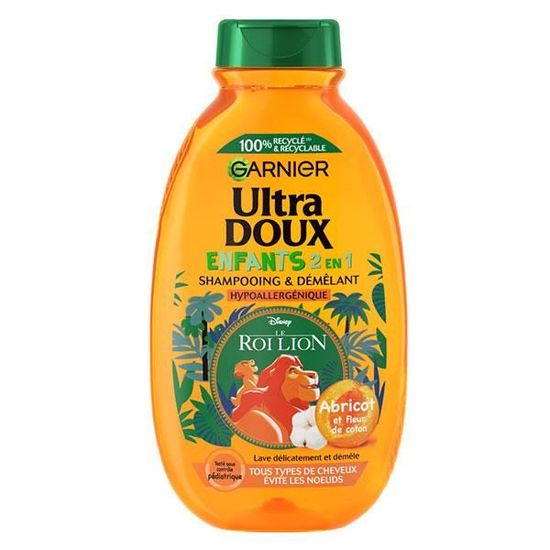 Garnier Ultra Doux Disney Roi Lion Shampooing Démêlant Abricot Kids ...