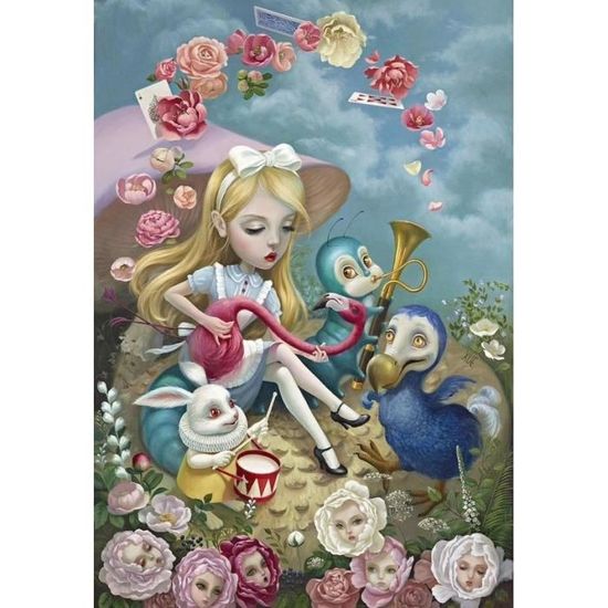 VCXZ-449 Alice Au Pays Des Merveilles, 3D Bricolage Diamant Peinture Par Numéro Kit Complet ...