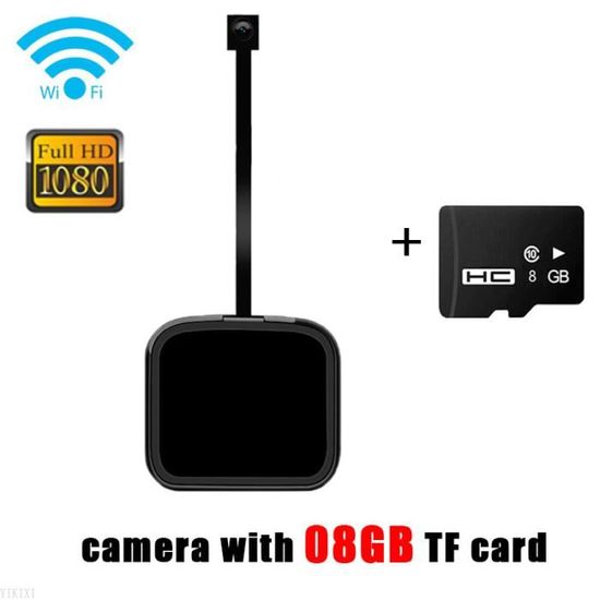 Caméra miniature,Mini caméra de surveillance ip P2P-AP 1080p, sans fil ...