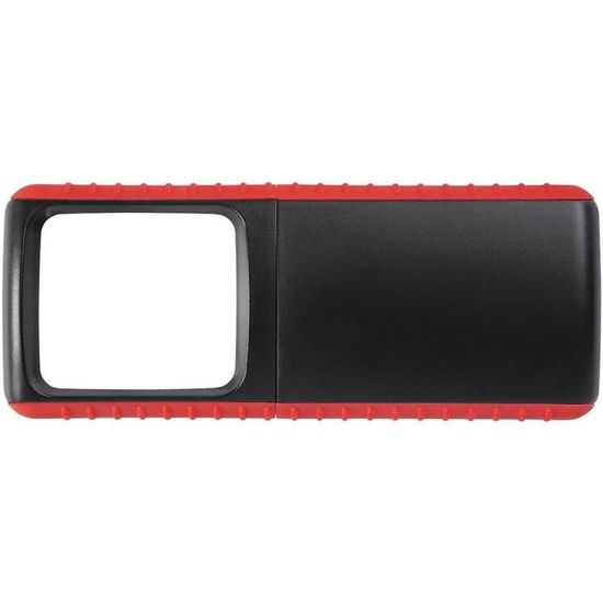 Loupe Extérieure Rectangulaire Noir-Rouge[n509] - Cdiscount Appareil Photo