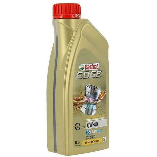 Huile-Additif Edge - CASTROL - Synthétique / 0W40 / 1L - Cdiscount Auto