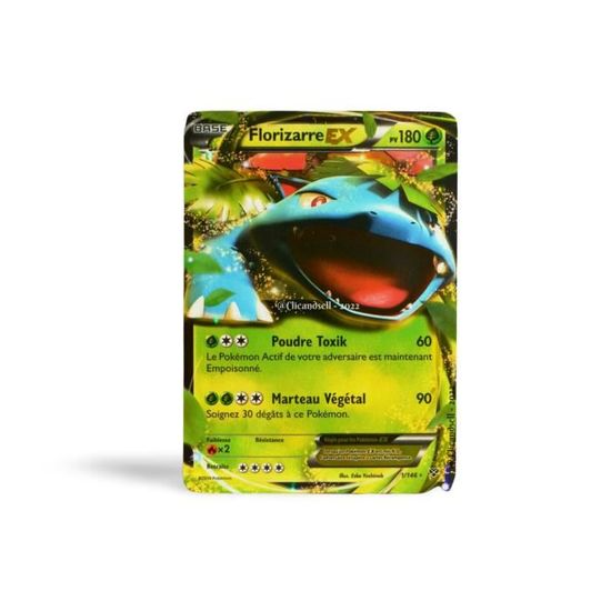 Carte Pokémon Florizarre EX 180 PV 1-146 XY NEUF FR - Cdiscount Jeux ...