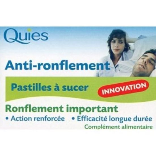 QUIES Pastilles anti-Ronflement Agrume - 12 pastilles à sucer ...