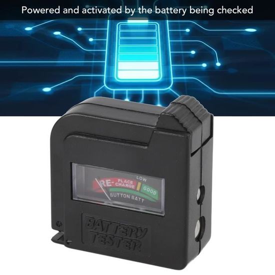 Testeur de piles pour AA - AAA D C 9V 1.5V pile RUIDA - Cdiscount Bricolage