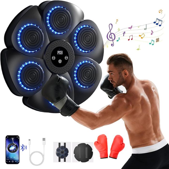 Machine de Boxe Musicale Adulte/enfant, Appareil de Boxe électronique ...