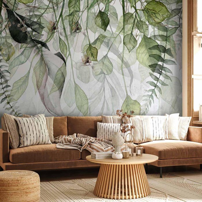 Papier Peint Nature Feuille