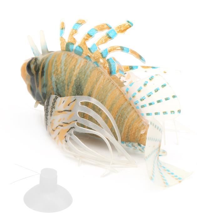Poisson Rougeoyant Artificiel en Silicone Réaliste avec Ventouse pour ...