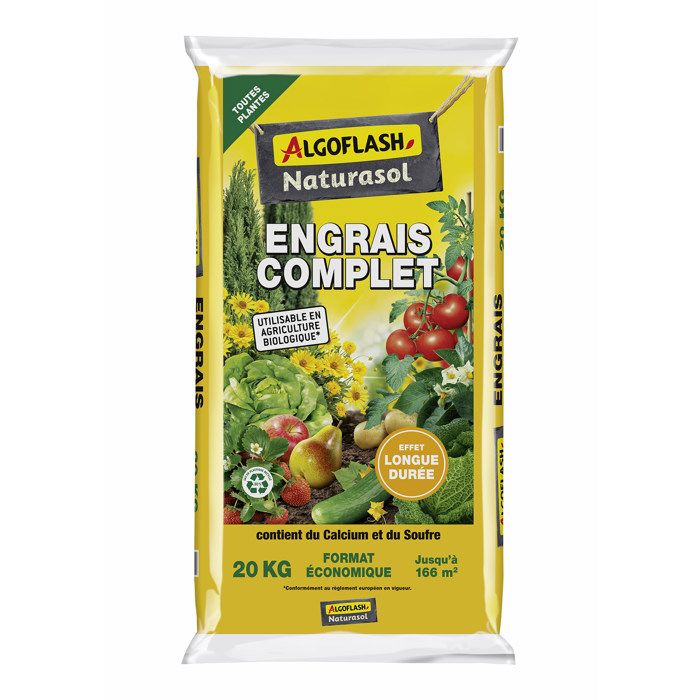 Engrais complet 20 kg Fertilisant à libération longue durée - Cdiscount ...