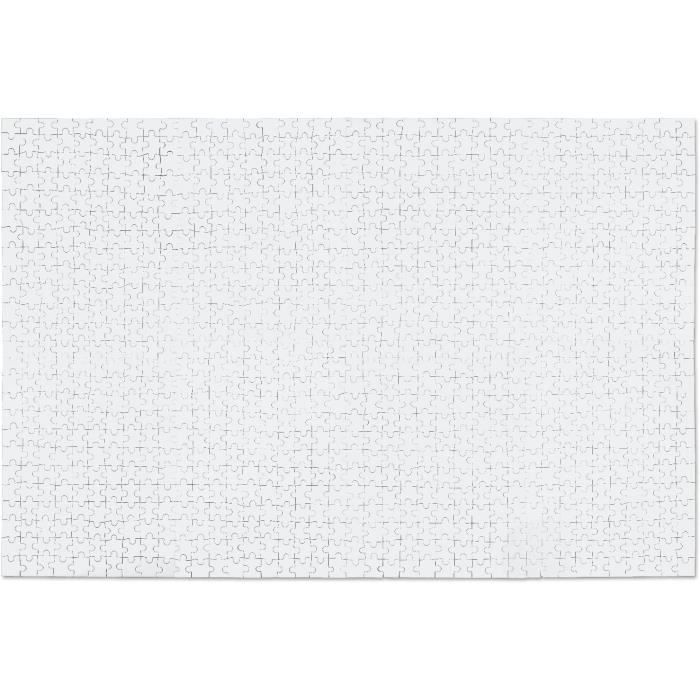 1000 Pièces Puzzle À Peindre, 50X75Cm Puzzles Vierges Diy Paintable ...