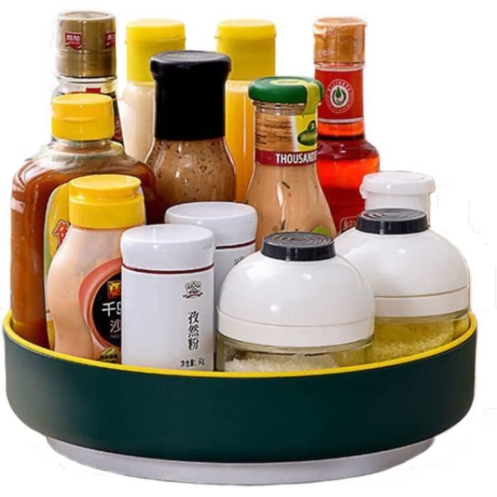 Plateau Tournant en Plastique pour Epices & Condiments, 2 en 1 ...