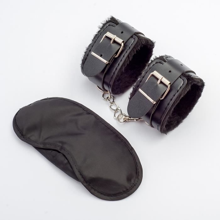 Menottes En Cuir Pu Réglables Menottes à La Cheville Contraintes Bdsm
