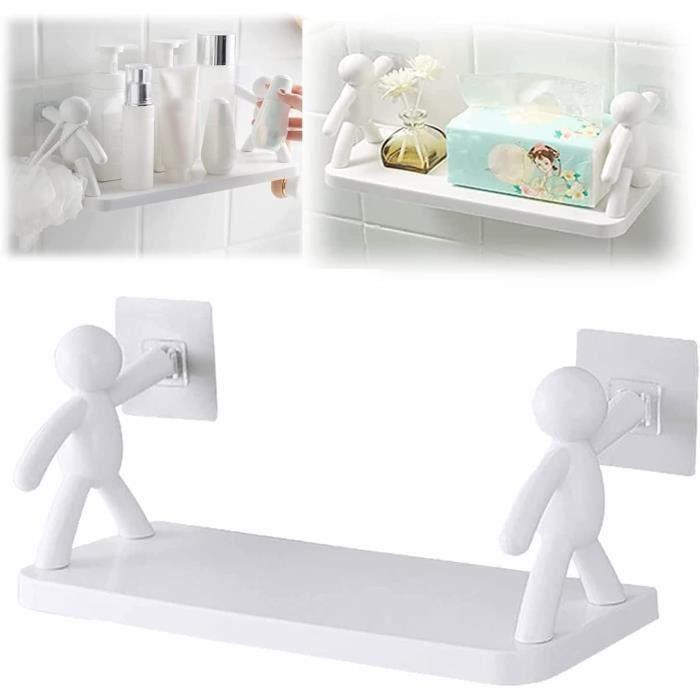 The Kitchen Toilet Receive Shelf, Adhesive Non-Drilling Wall-Mounted ...