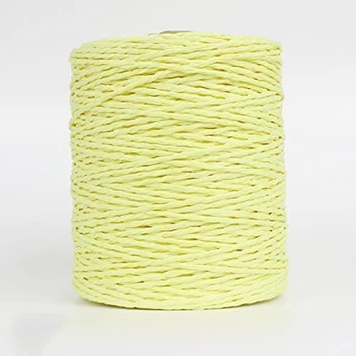 280 M-Roll Fil de Paille de Raphia pour l'été tricoté à la Main Crochet ...