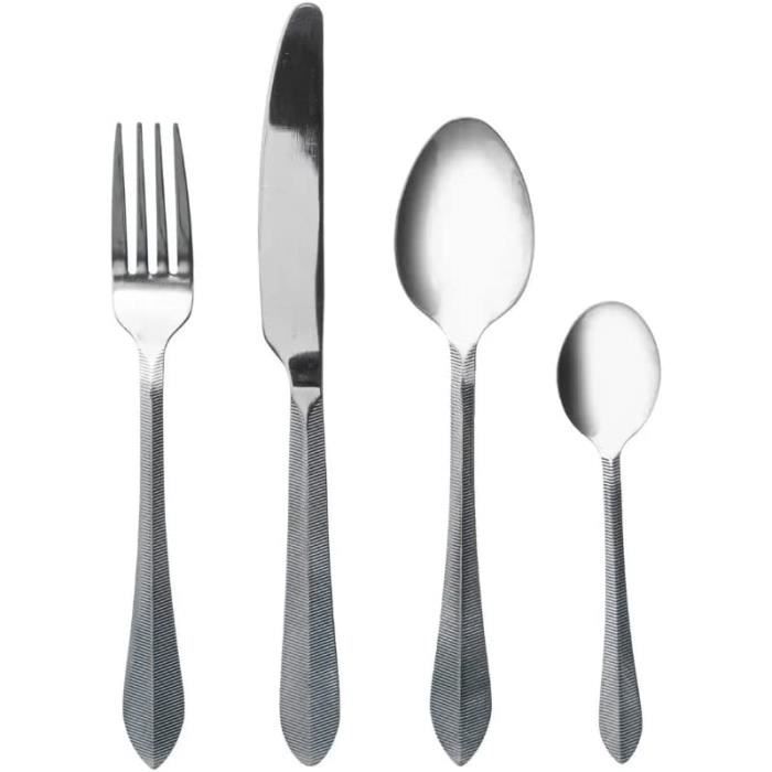 Secret Ménagère Inox 24 Pièces Couverts Modèle Carya - Cdiscount Maison