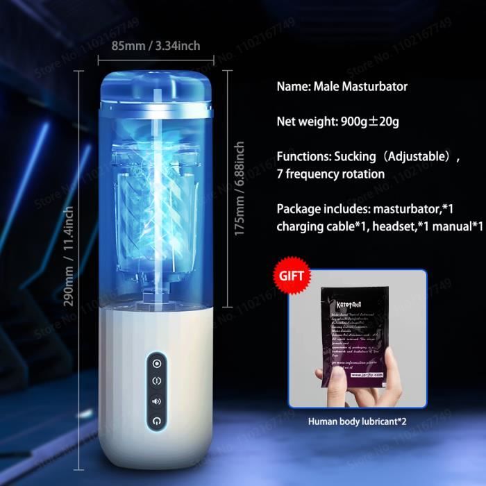 Masturbateur À Rotation Pour Homme, Ventouse Automatique De Poche Pour Vagin, Jouet Sexuel De ...